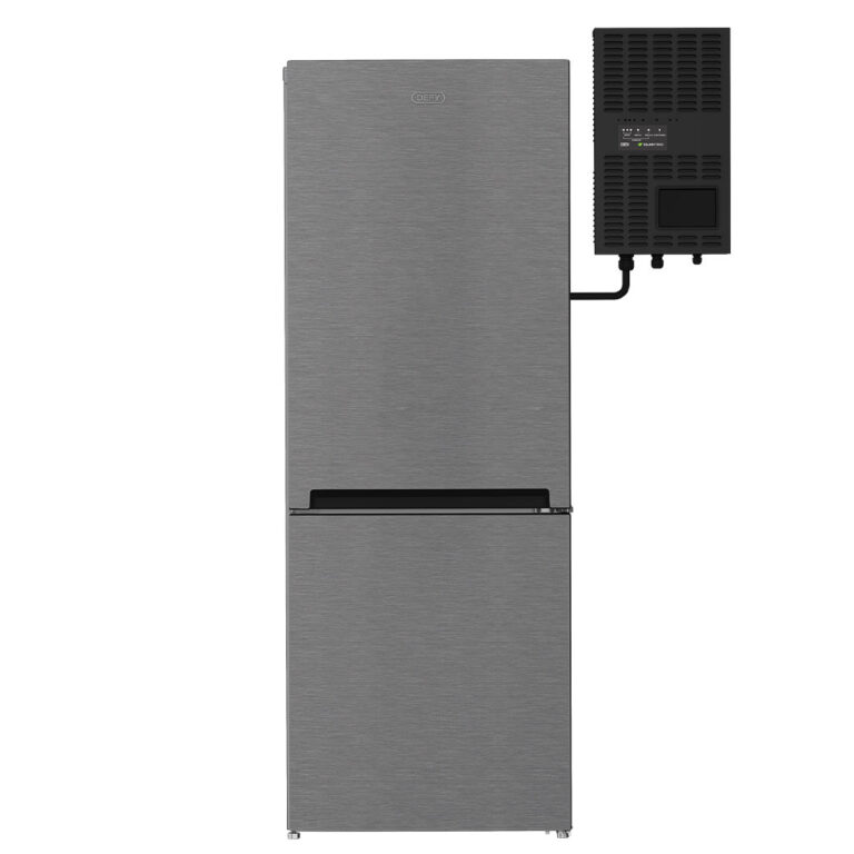 Defy Solar Off-Grid Fridge Freezer DAC631S2 - Satin Metallic