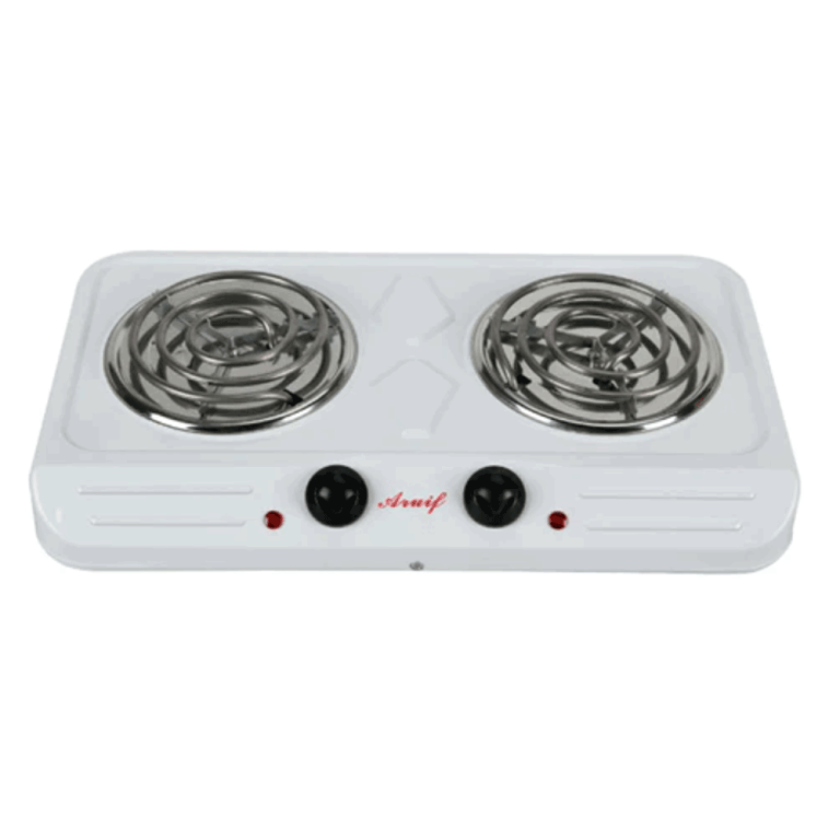 Aruif 2 Plate Spiral Electric Stove - Solomons Lifestyle